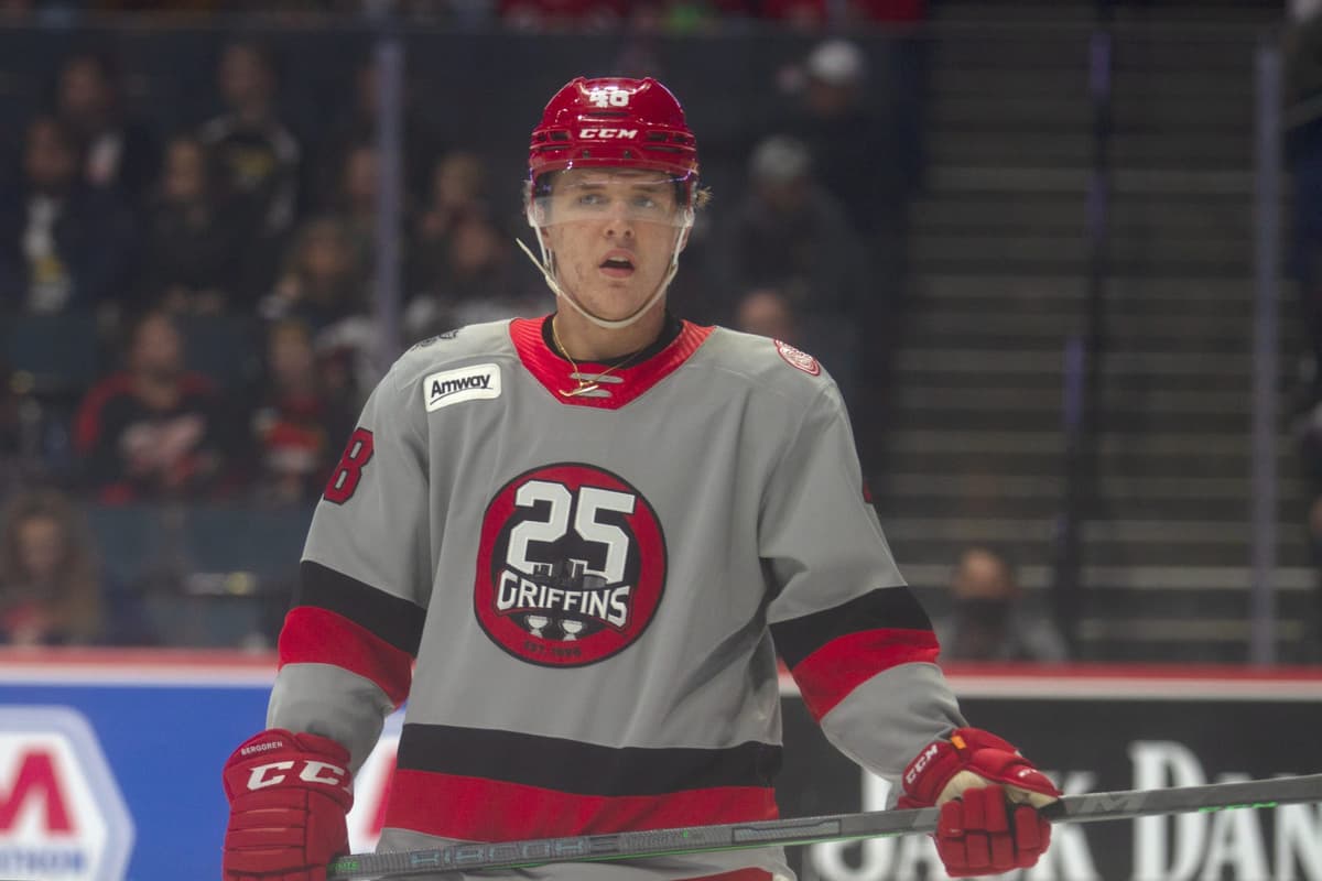Red Wings prospect Jonatan Berggren already seems destined for the NHL
